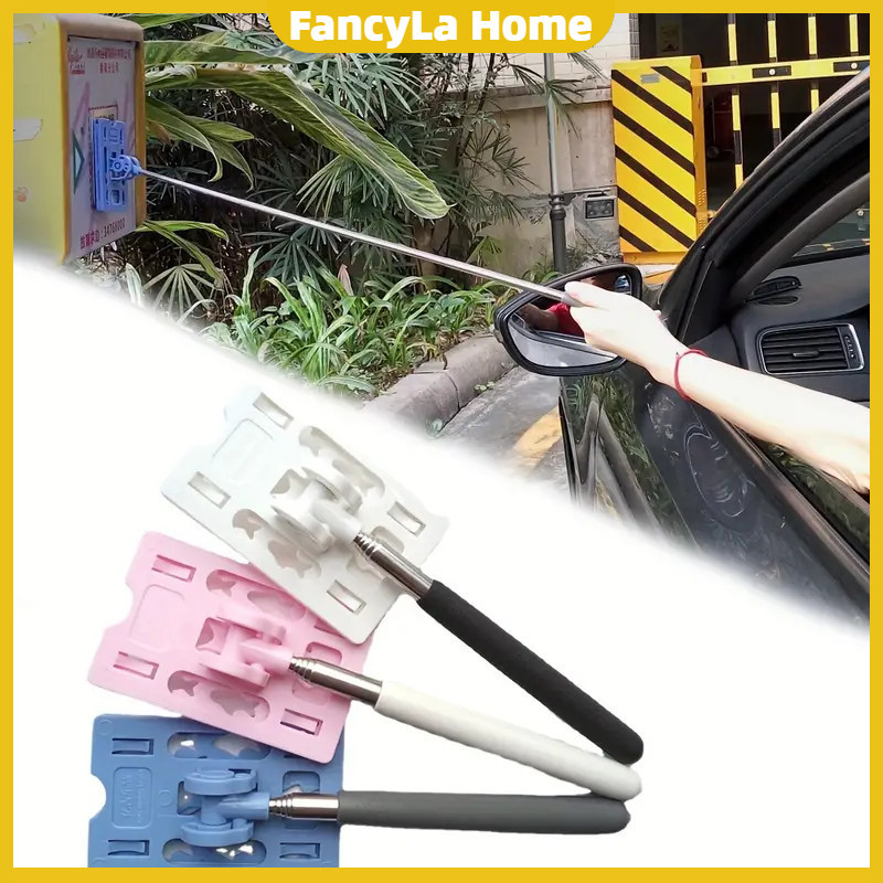 Telescopic Rod Card Holder,Vehicle Parking Toll Swiping Stick Reacher ...