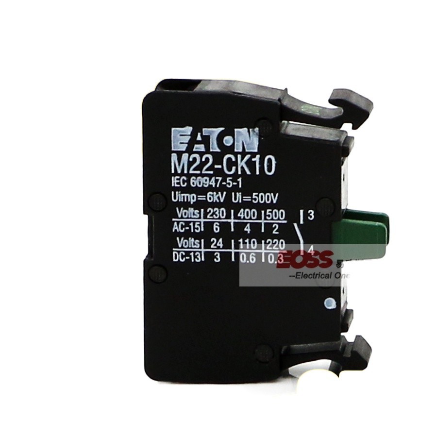 EATON Eaton Muller button switch auxiliary contact M22-CK10 one normally open German imported ...