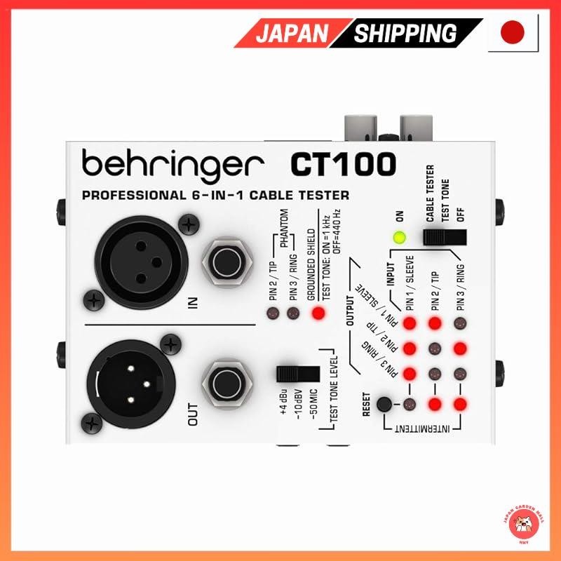 【Direct from Japan】Behringer cable tester for XLR/TS,TRS phone/MIDI/TT ...