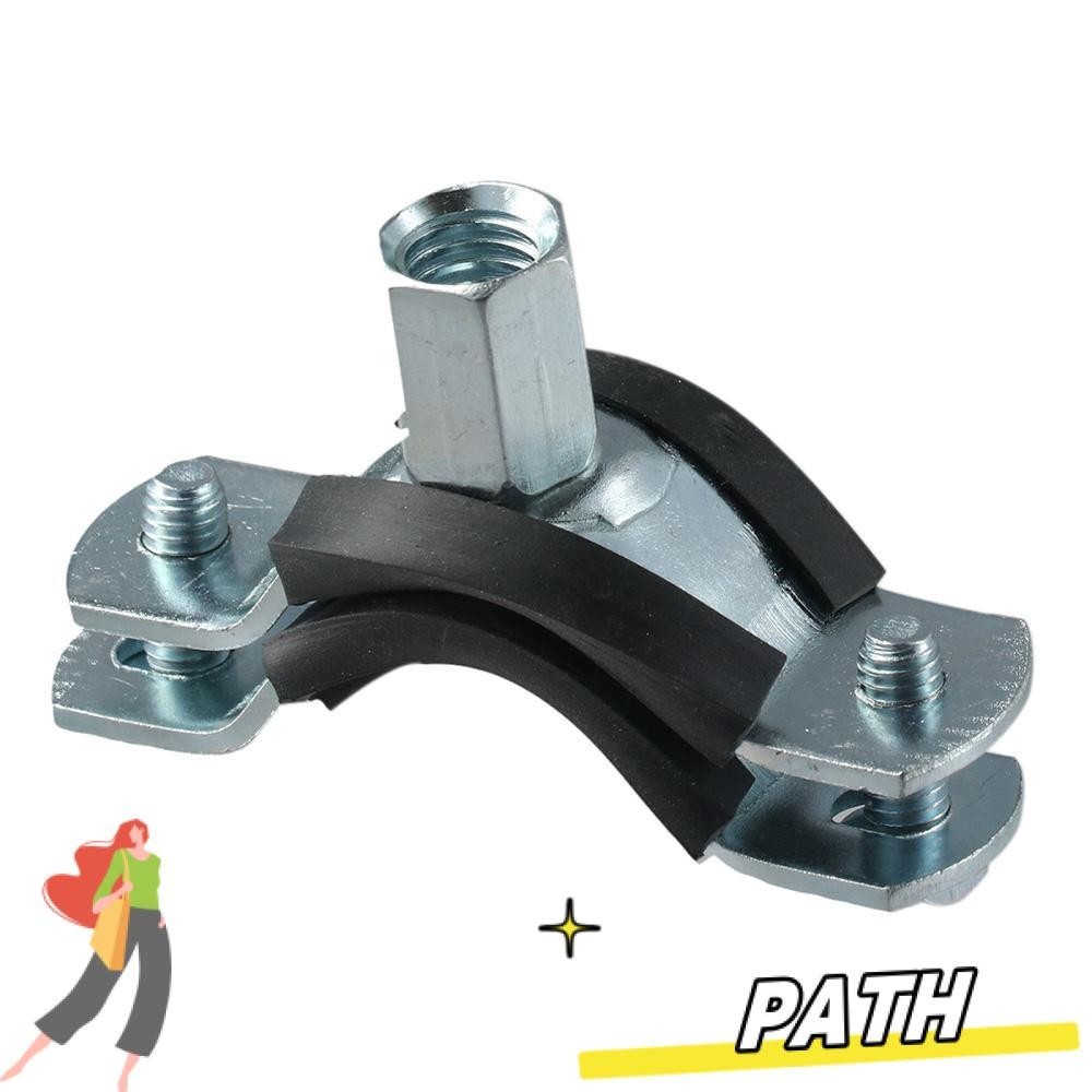 PATH 2pcs Support Clamp, With Nail M8 Mounting Screws Adjustable Pipe ...