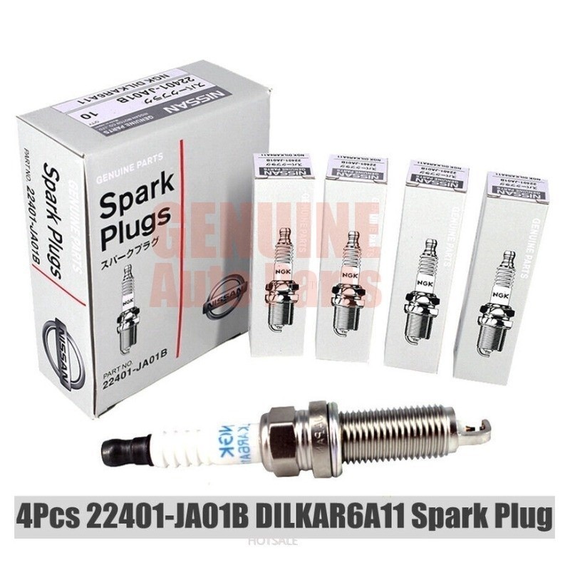 【GenuineAUTO】4Pc NGK Iridium Spark Plug 22401-JA01B for Nissan Altima ...