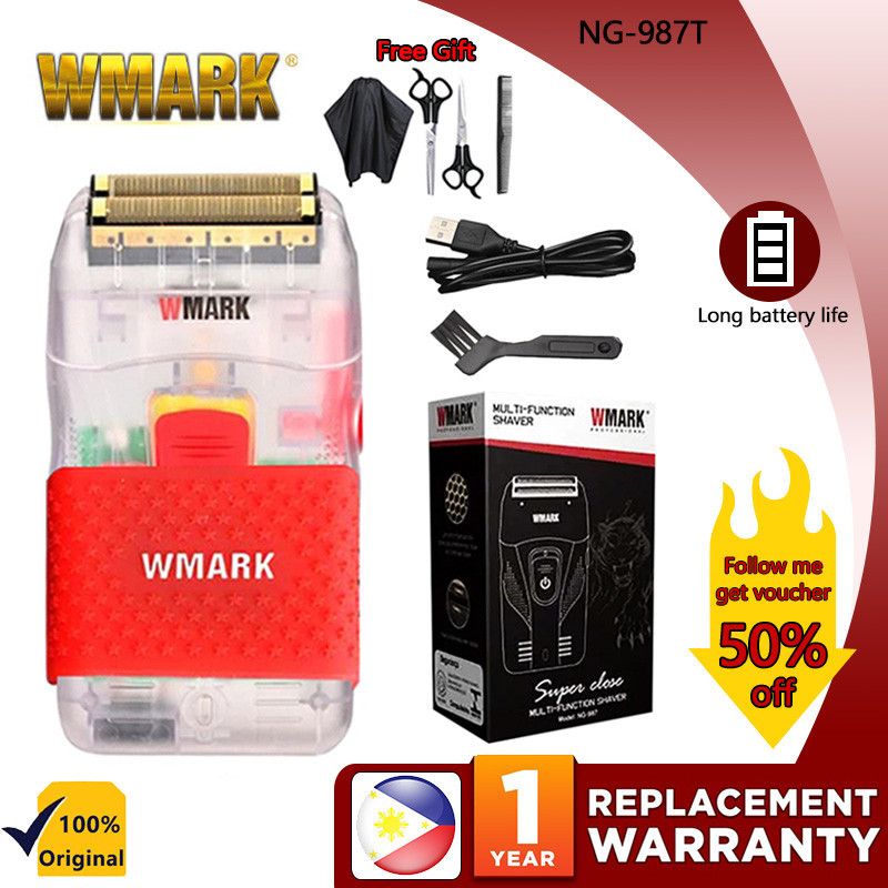WMARK NG-987T Transparent Shaver Hair Clipper Men's beard trimmer ...