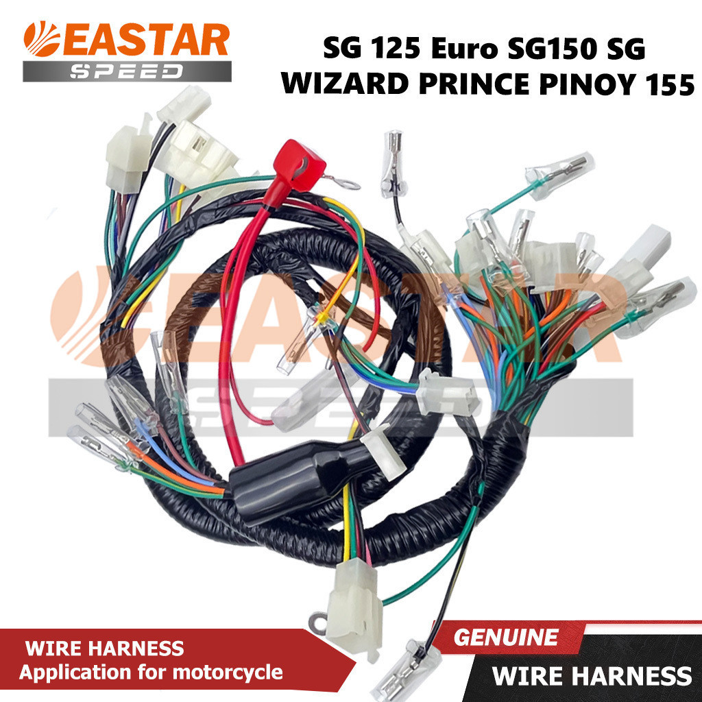 Wire Harness SG 125 Euro SG150 SG WIZARD PRINCE PINOY 155 Harness Wire ...