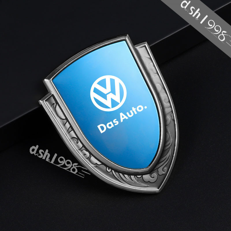 For Volkswagen 3D Metal Decorative Sticker Polo Jetta Vento Beetle Golf ...