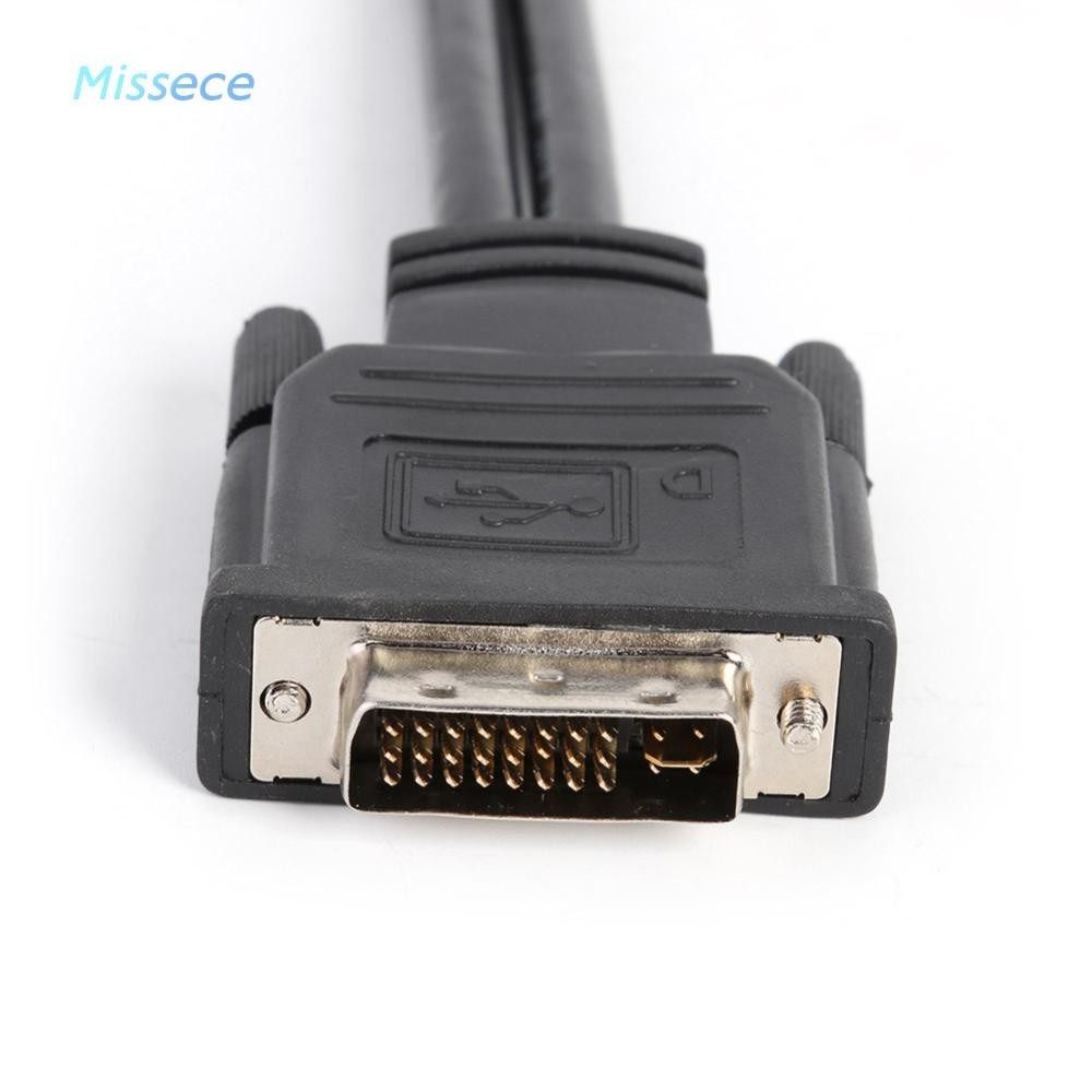 DVI-I 24+5 Pins Male to Dual VGA Female Monitor Adapter Y-Splitter ...