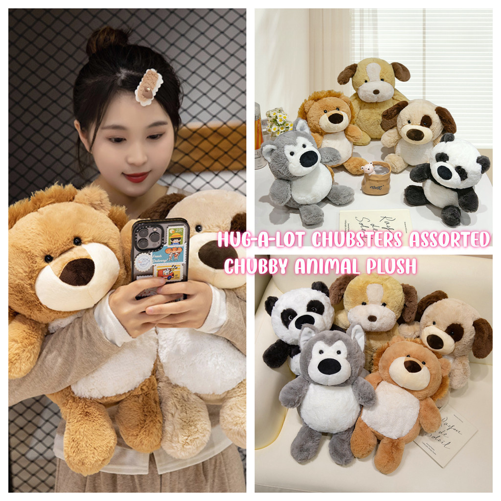 Hug-a-Lot Chubsters Assorted Chubby Animal Plush Toys Kids' Dreamy ...