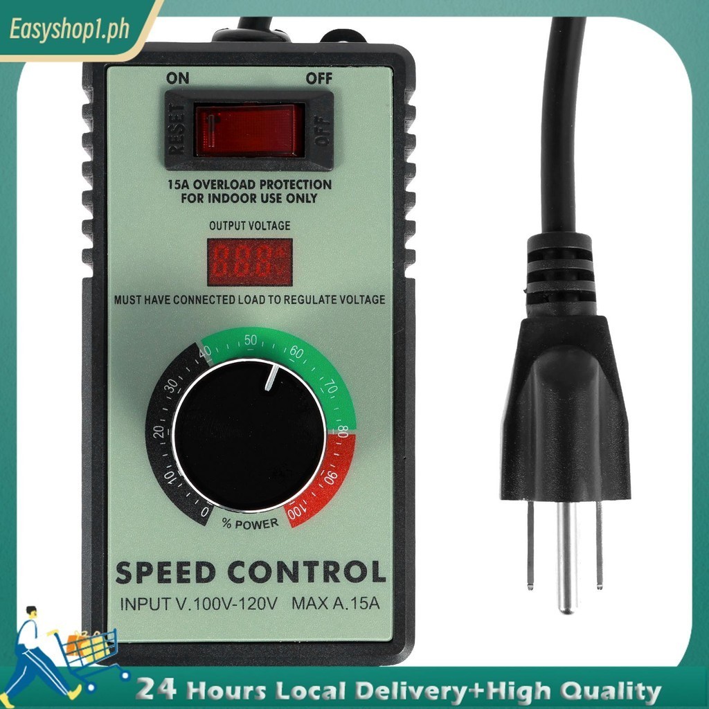 AC Motor Speed Controller 110-120V 15A 4000W Motor Speed Regulator ...