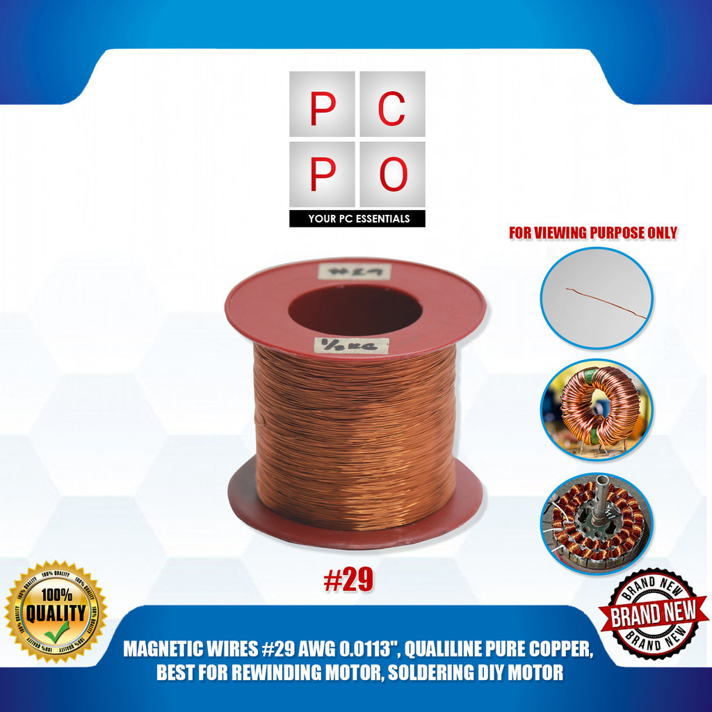 GG+MAGNETIC WIRES #29 AWG 0.0113", QUALILINE PURE COPPER, BEST FOR ...