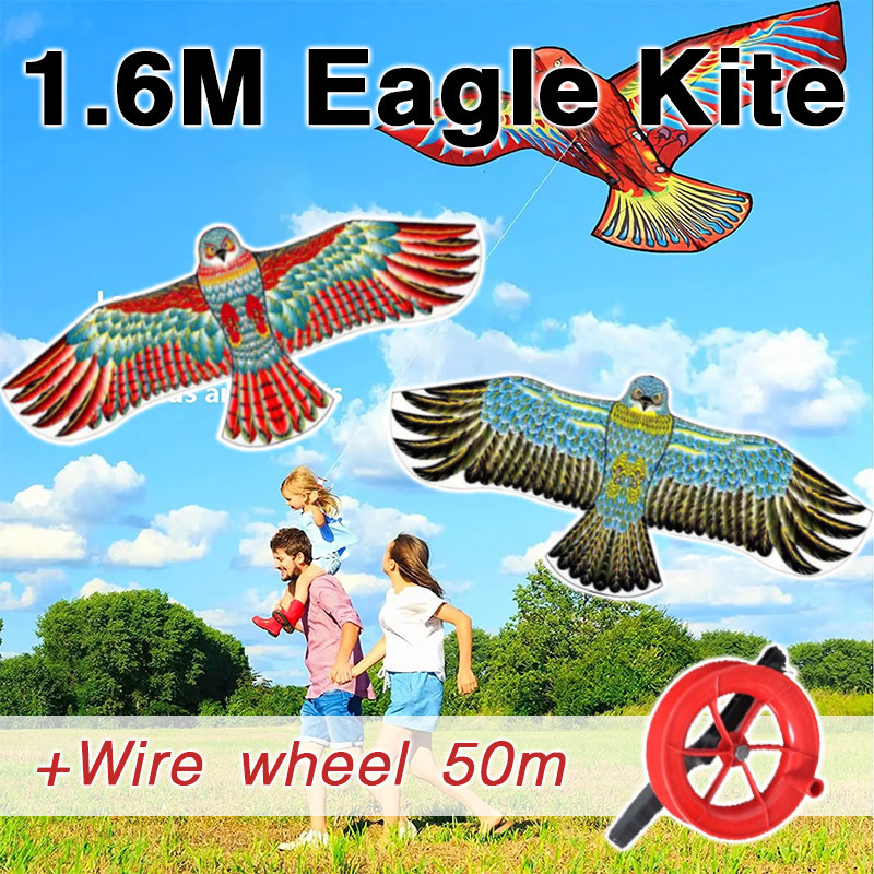 1.6m Huge Sport Kite Eagle Animal Novelty Kites | Shopee Philippines