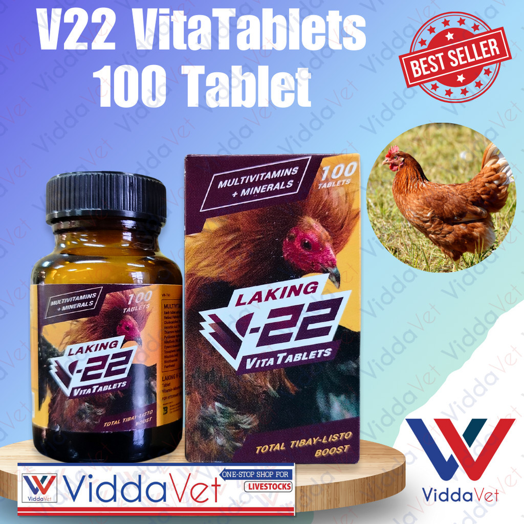 V22 Vita Tablets 100tablets Daily Multivitamin for Optimal Health ...