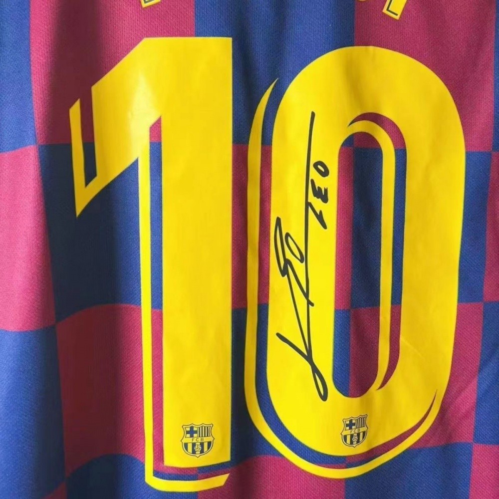 19-20 Barcelona Home Messi Jersey Player Competition Version ...