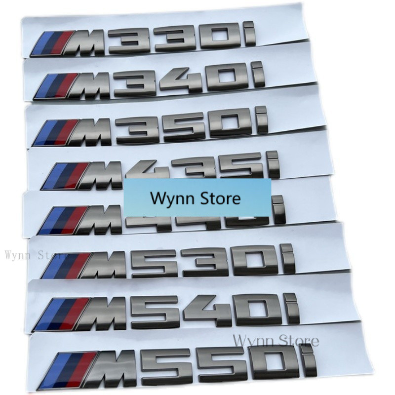 For BMW grey logo M330i M340i M520i M530i M650i emblem M performance ...