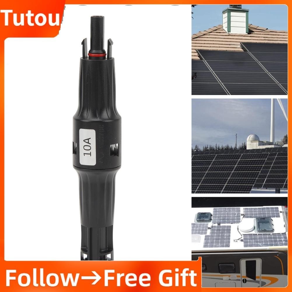 Tutoushop PV Inline Fuse Holder 1500V 10A Waterproof Diode Connectors ...