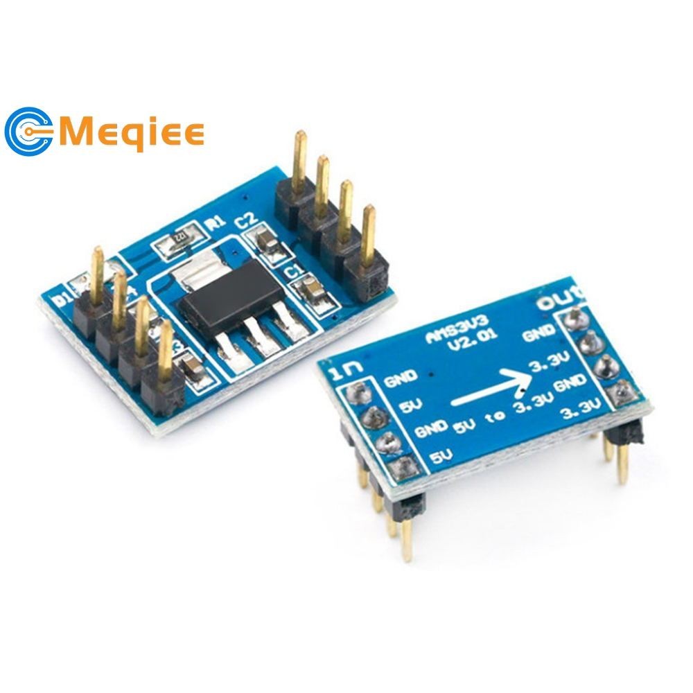 AMS1117 5V to 3.3V DC-DC step-down power supply module dual channel ...