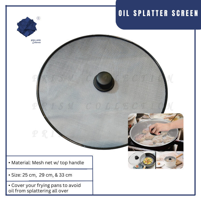 Prism Collection Oil Splatter Screen Mesh Lid Cover Splash Guard Pot ...