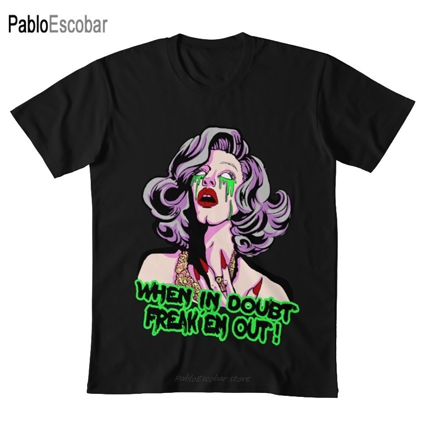 SHARON NEEDLES WHEN IN DOUBT FREAK EM OUT T shirt sharon needles rupaul ...