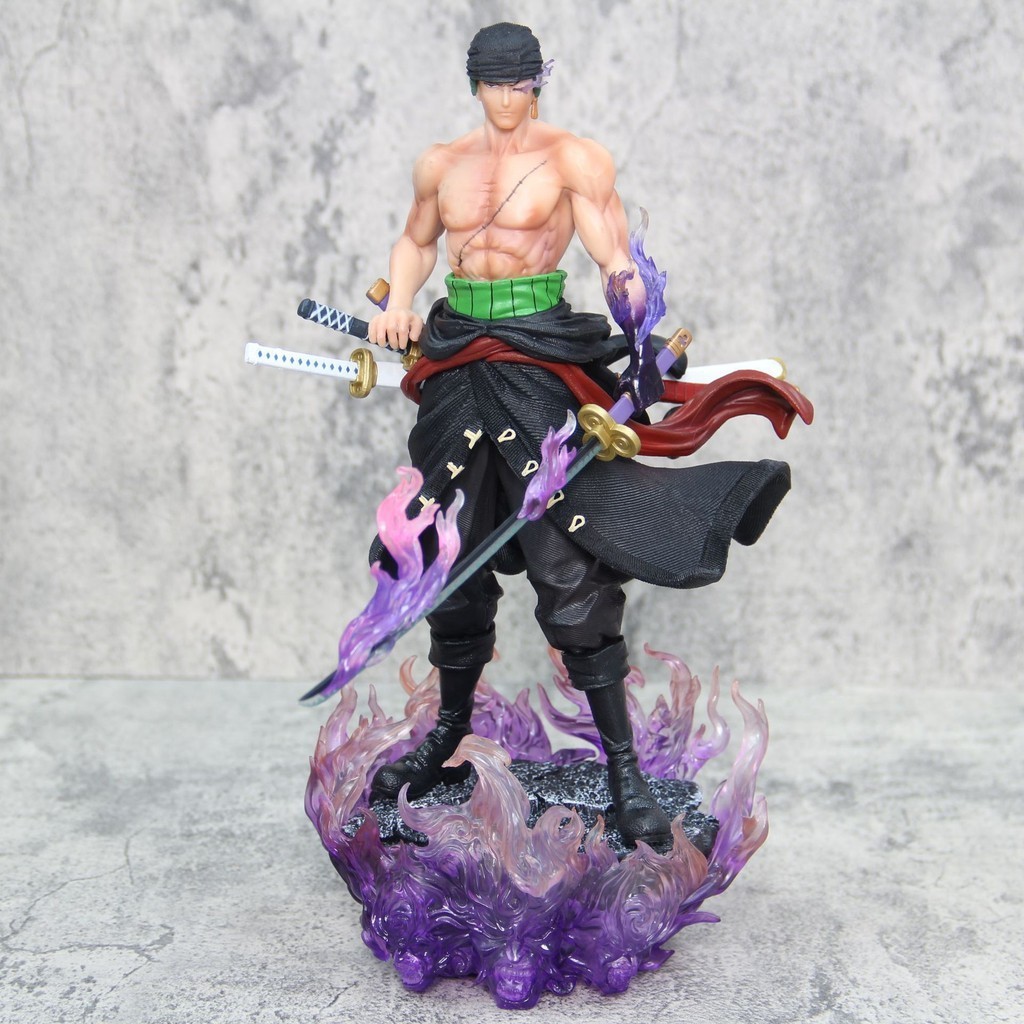 One Piece GK Torch Yan Mo Zoro Standing Posture Sword Flowing Swordsman ...