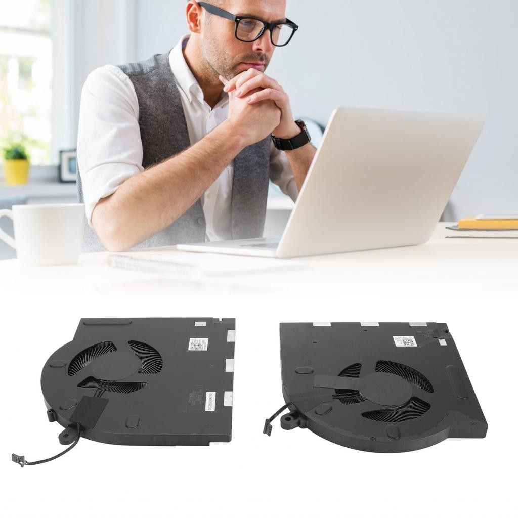 Eleganthome Replacement CPU GPU Fan Quiet Laptop Cooling 4 Pin Power ...
