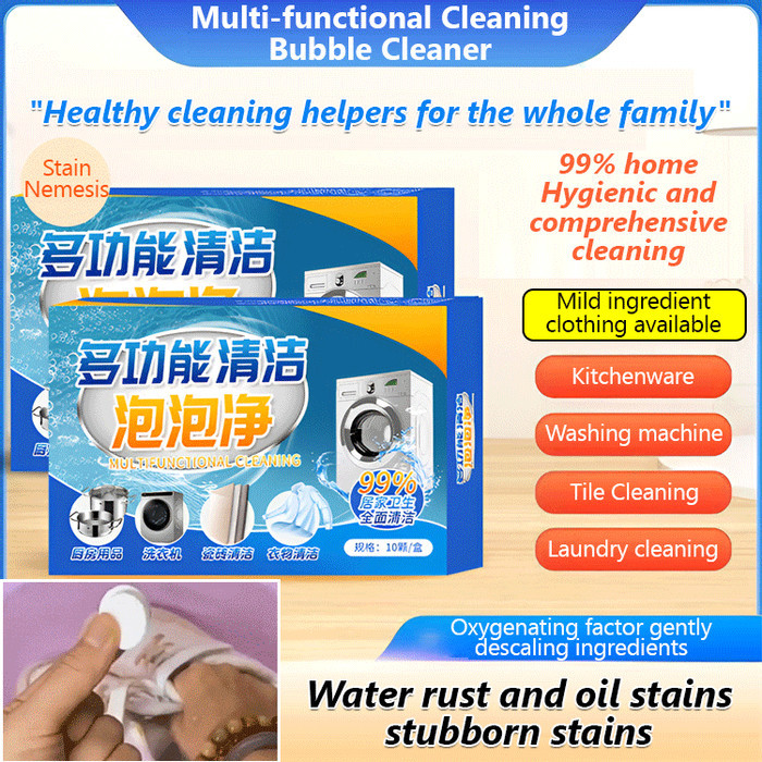 Multi-purpose cleaner Household cleaning Active oxygen effervescent ...