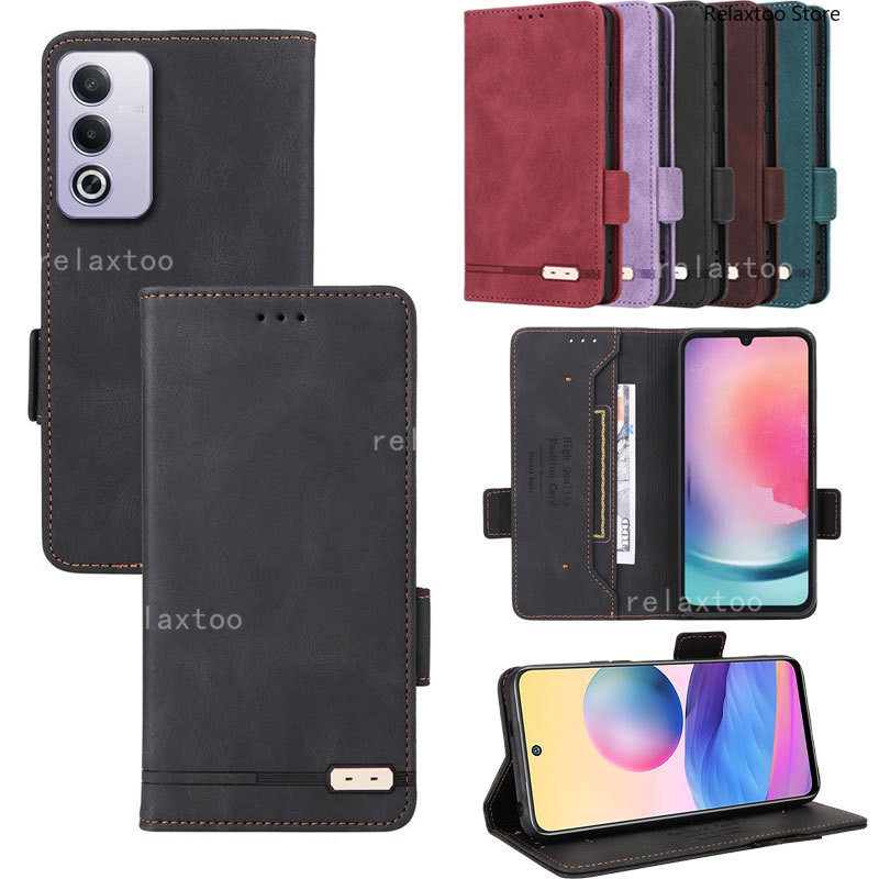 OppoA3 Pro 2024 Matte Flip Leather Casing For Oppo A3 Pro A3Pro ...