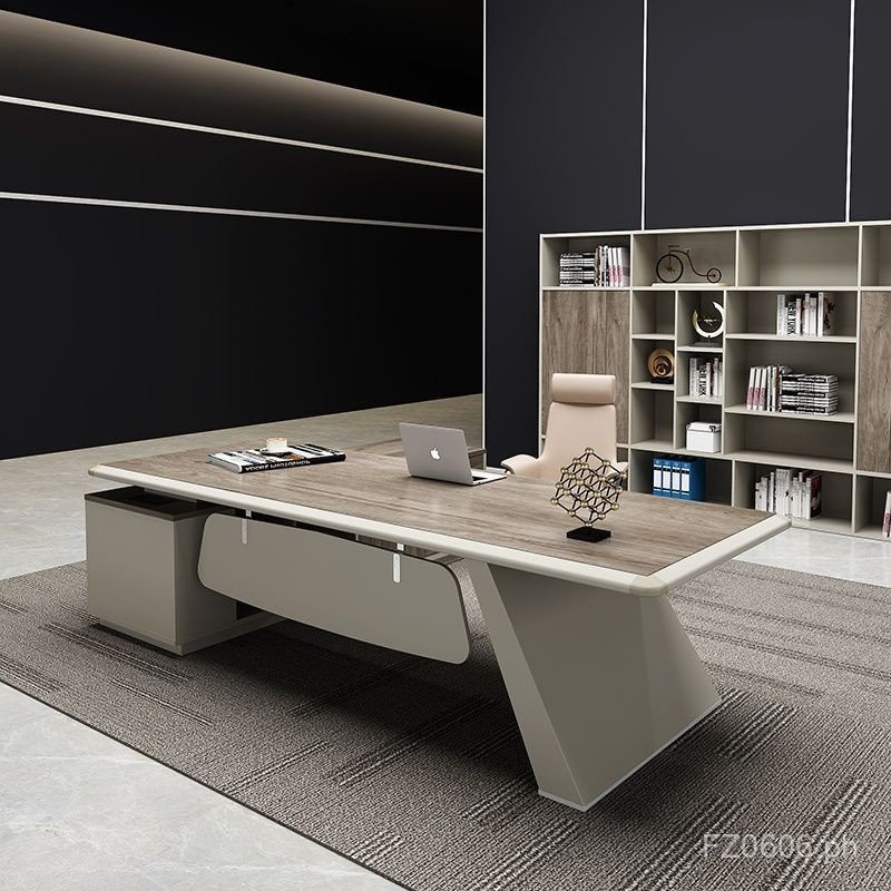 Office Desk and Chair]Table Direct Sale[Minimalist Combination Manager ...
