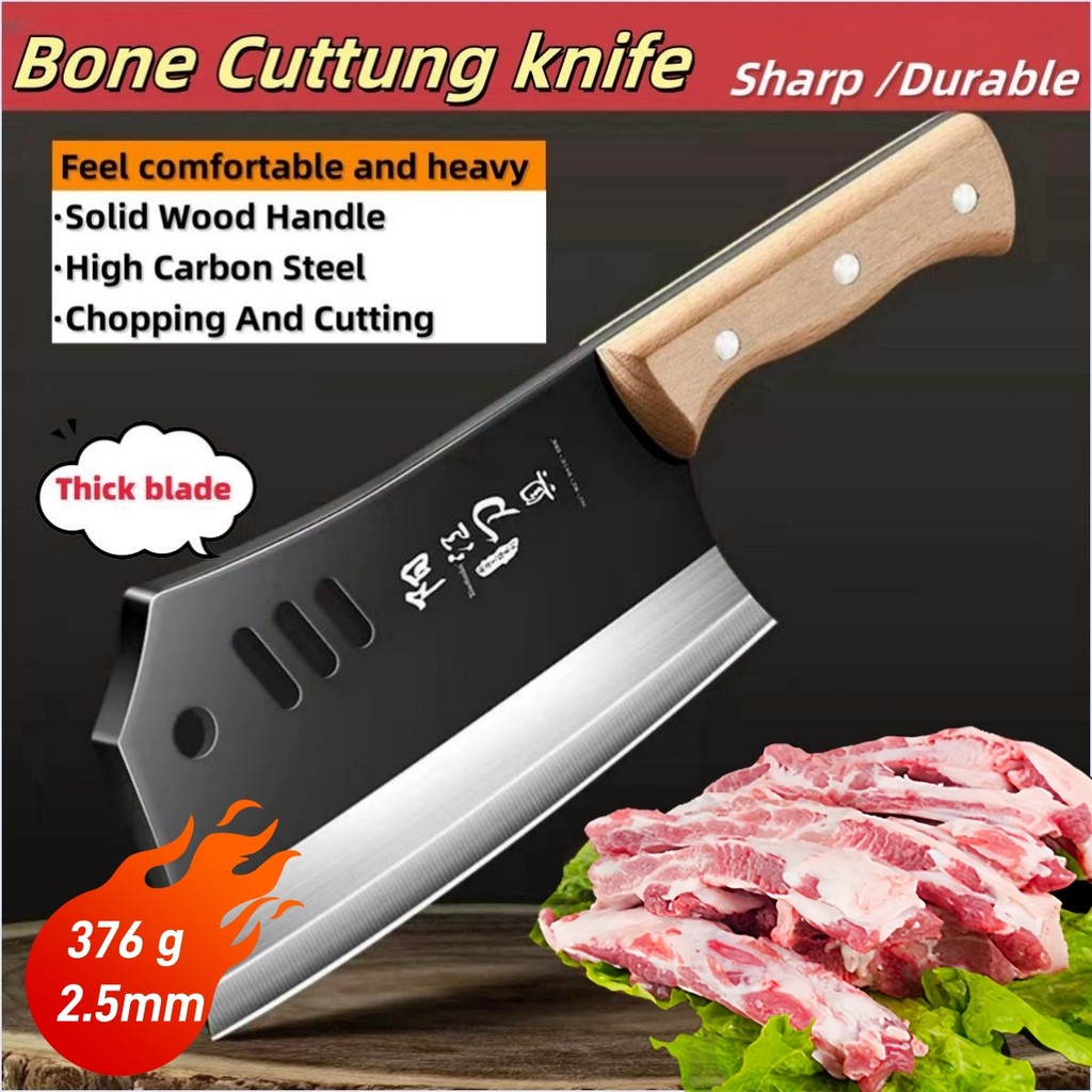 Butcher Knife Bone Chopping Knife Meat Vegetables Slicing Cleaver High ...