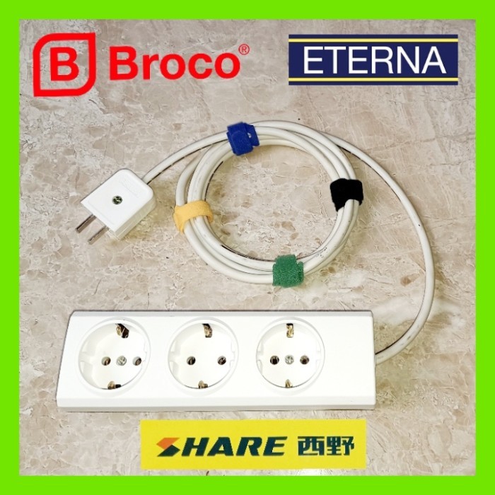 Travel Adapter JAPAN, CHINA, TAIWAN, USA BROCO Plug 2 3 4 holes - 5 ...