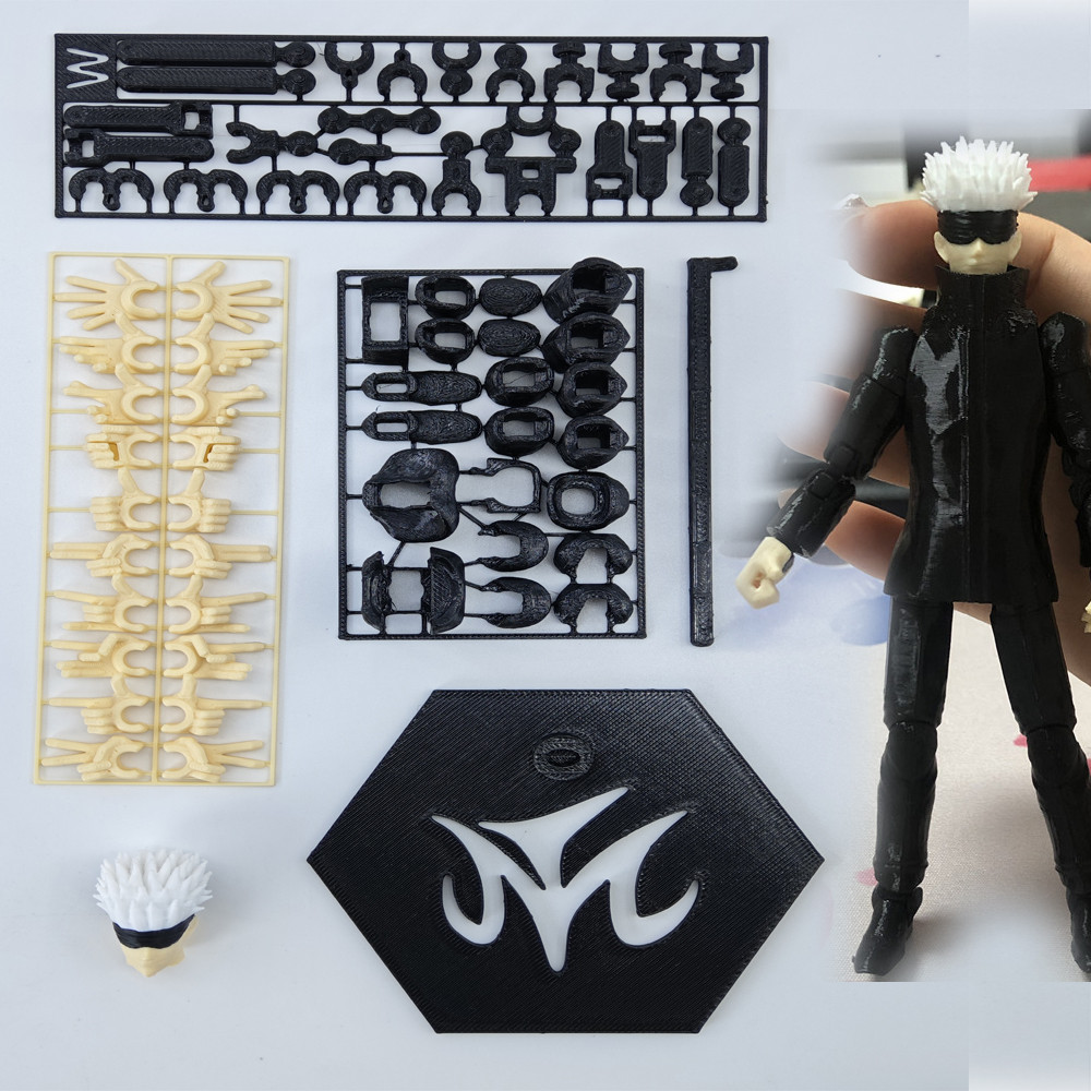 Multi-Joint Lucky 13 3d Printing T13 Action Figure Gojo Dummy 13 ...