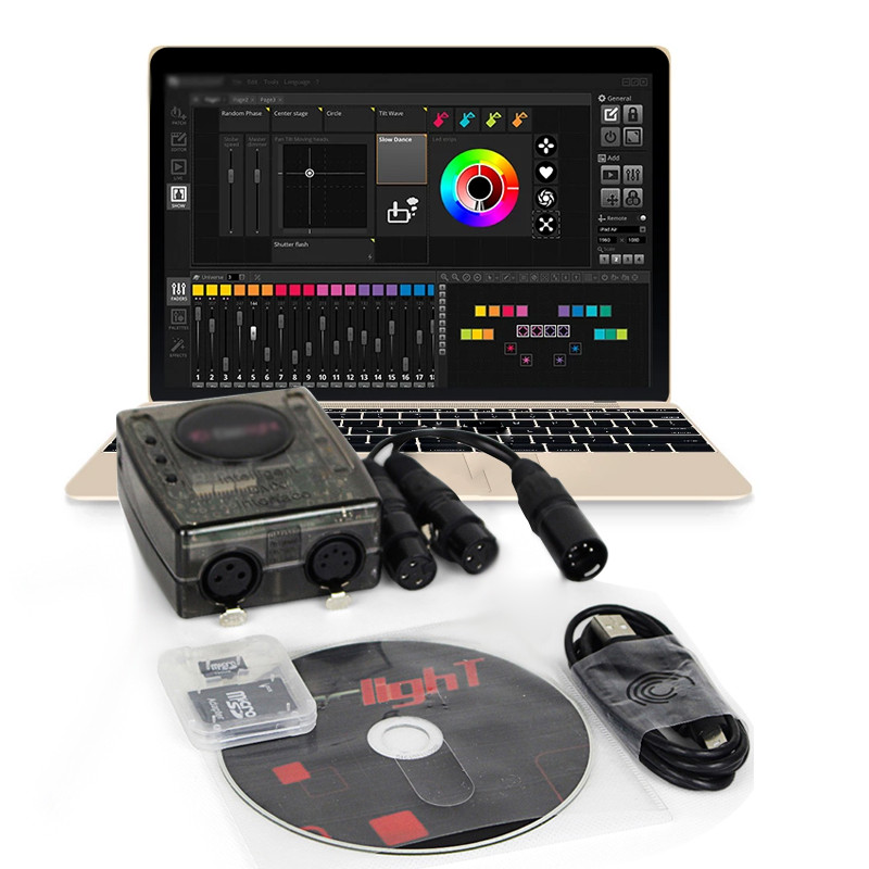 Daslight DVC4 GZM Stage Lighting Control Software 1536 CH DMX512 ...