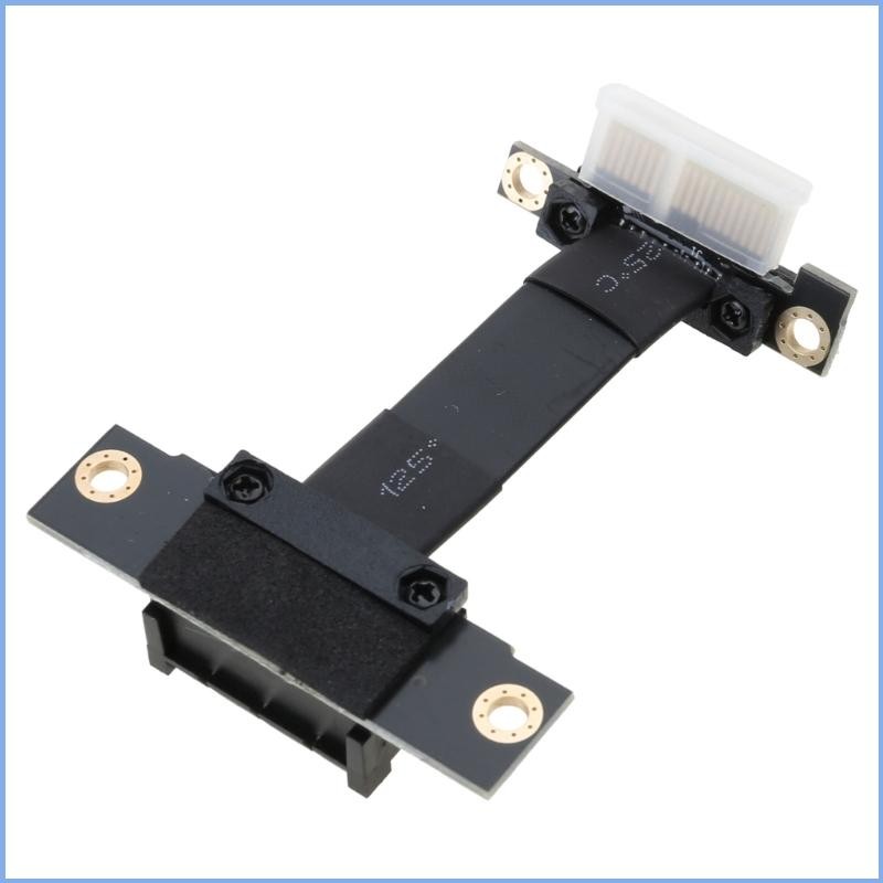 EZR PCIE X1 Riser Cable Dual 90 Degree Angle PCIe 3 0 X1 X1 Extension ...