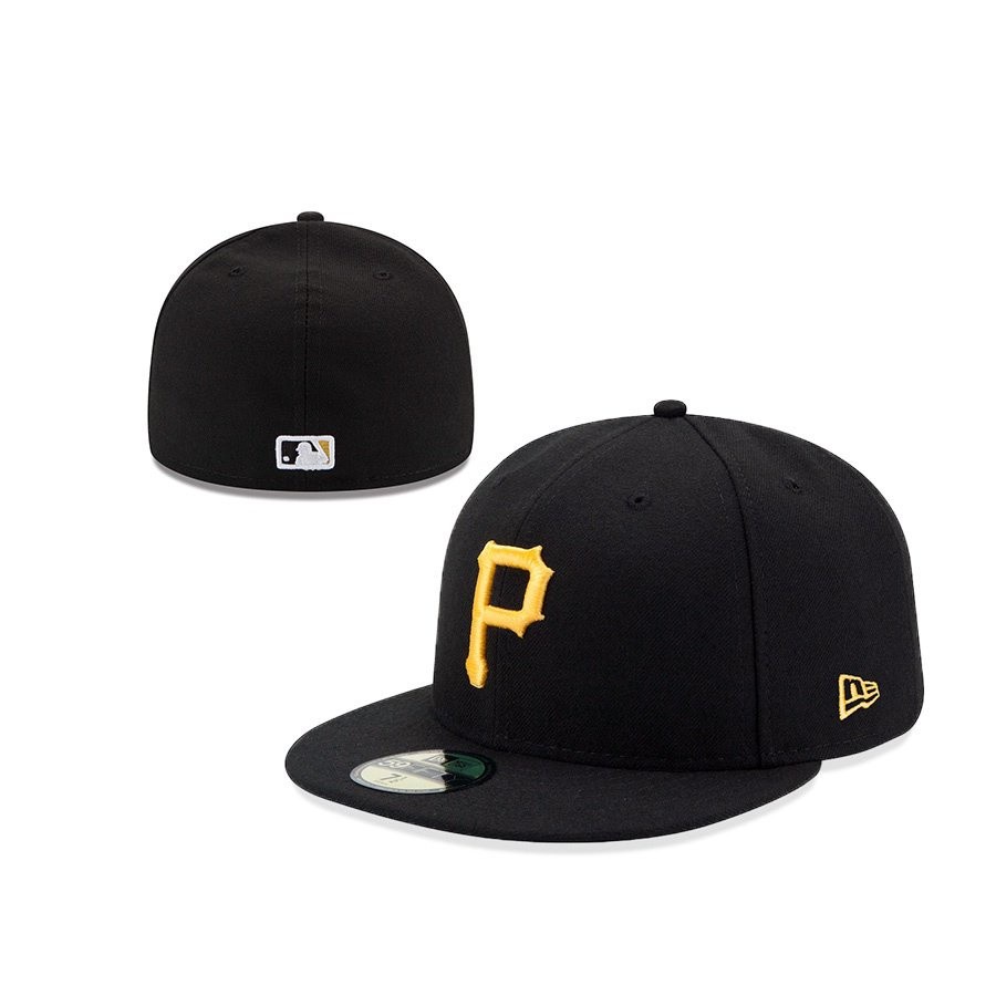 Mlb Pittsburgh Pirates men women 59FIFTY SnapBack Cap W close Full Fit ...
