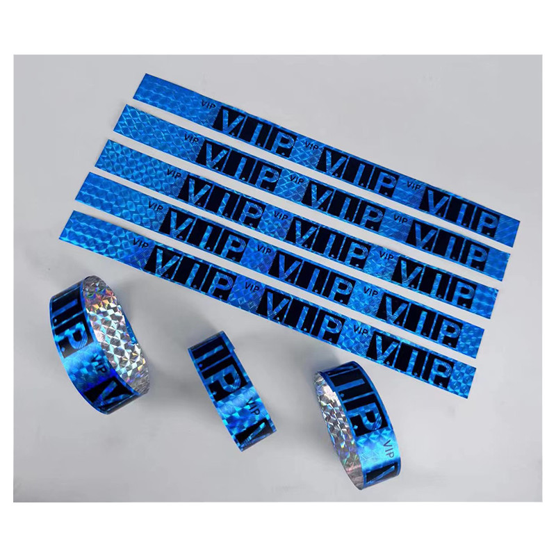 Colorful Laser Disposable Wrist Strap Conference Ticket Waterproof ...