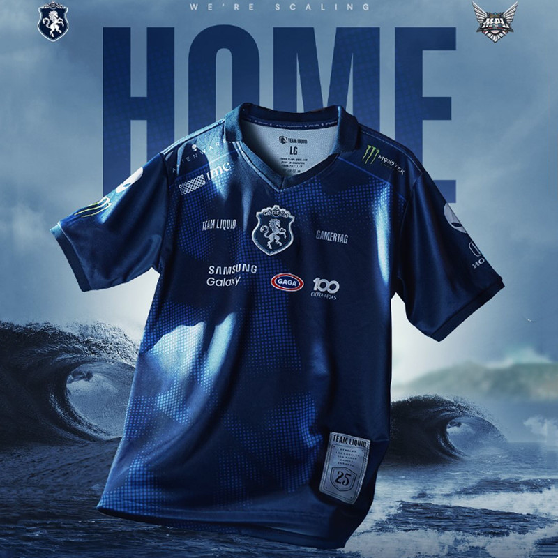 [Customizable] TEAM LIQUID APPAREL E-sport Jersey 2025,Latest Men's ...