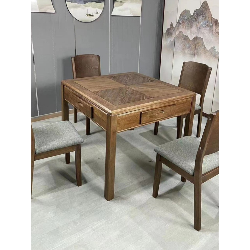 New Model Mahjong Table Dining Table Dual-use Tea Table Integrated ...