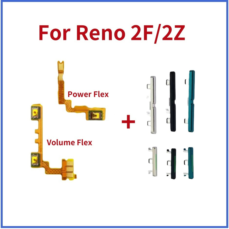 New Power On Off Volume Flex Cable For OPPO Reno 2F 2 F Power Volume ...