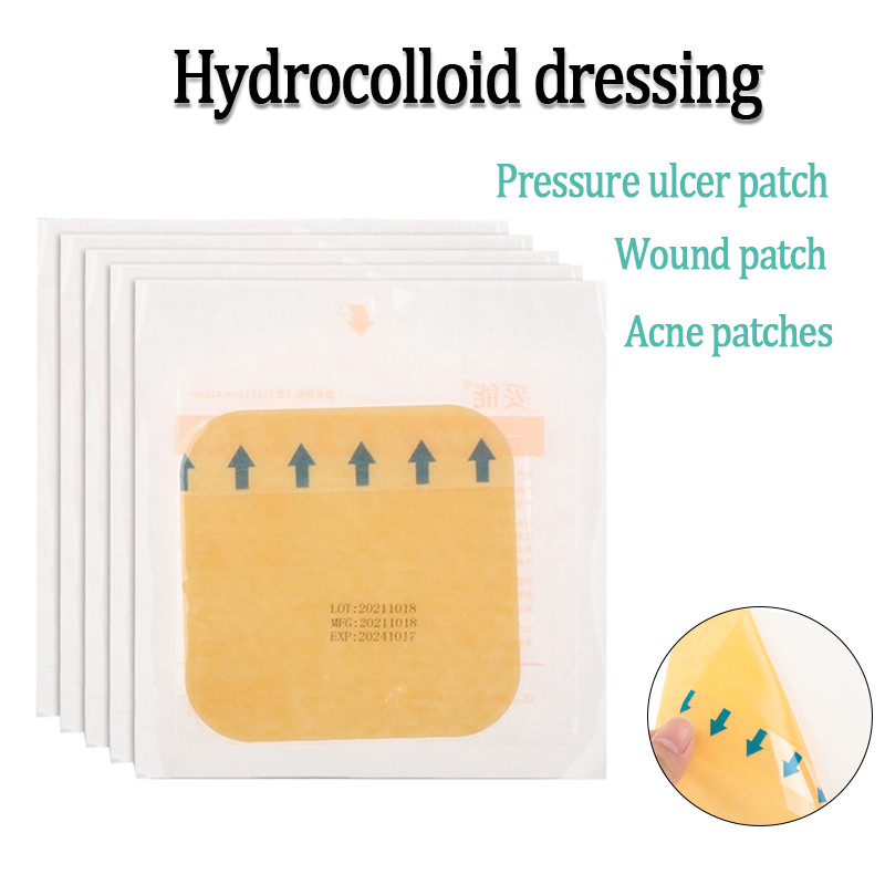 10*10cm Ultra Thin Hydrocolloid Dressing Wound Thin Healing Transparent ...