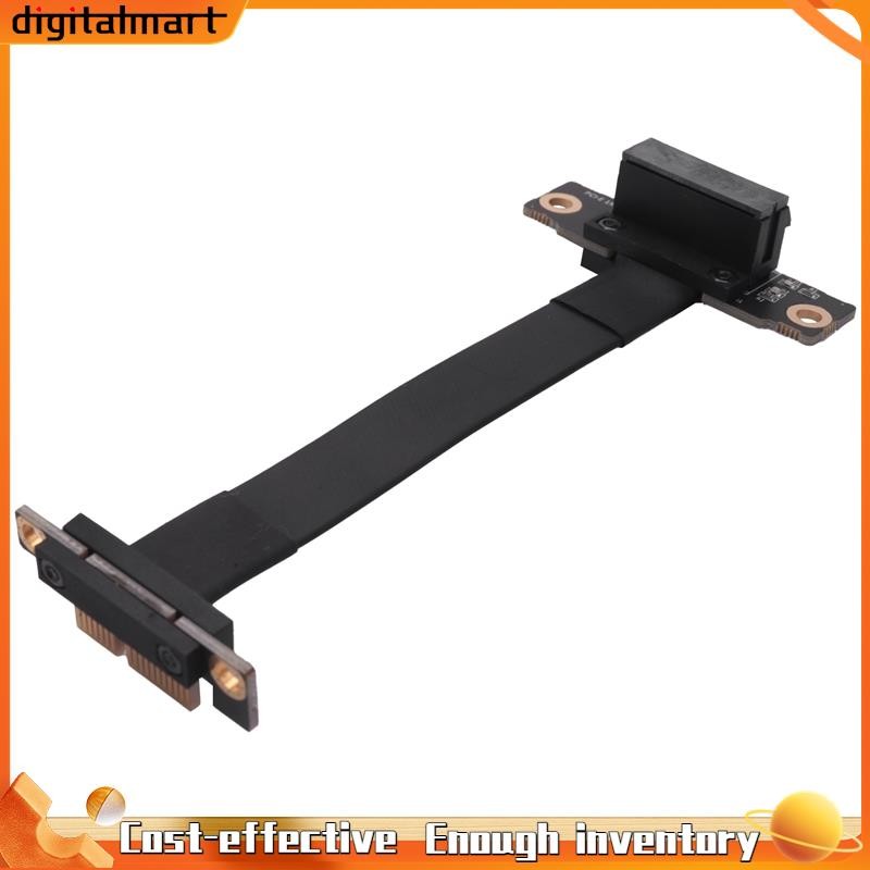 [digitalmart]PCIE X1 Riser Cable Dual 90 Degree Right Angle PCIe 3.0 X1 ...
