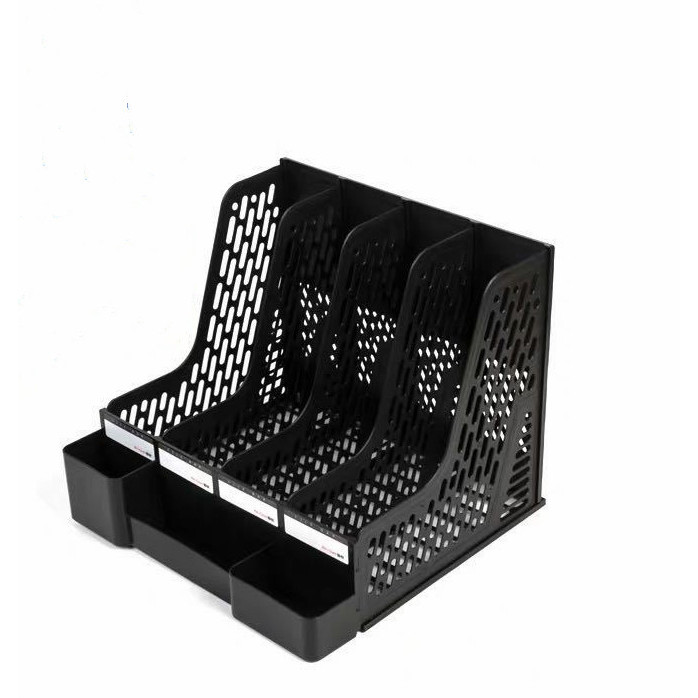 Multifunctional Book Organizer File Data Storage Rack Books Pencil ...