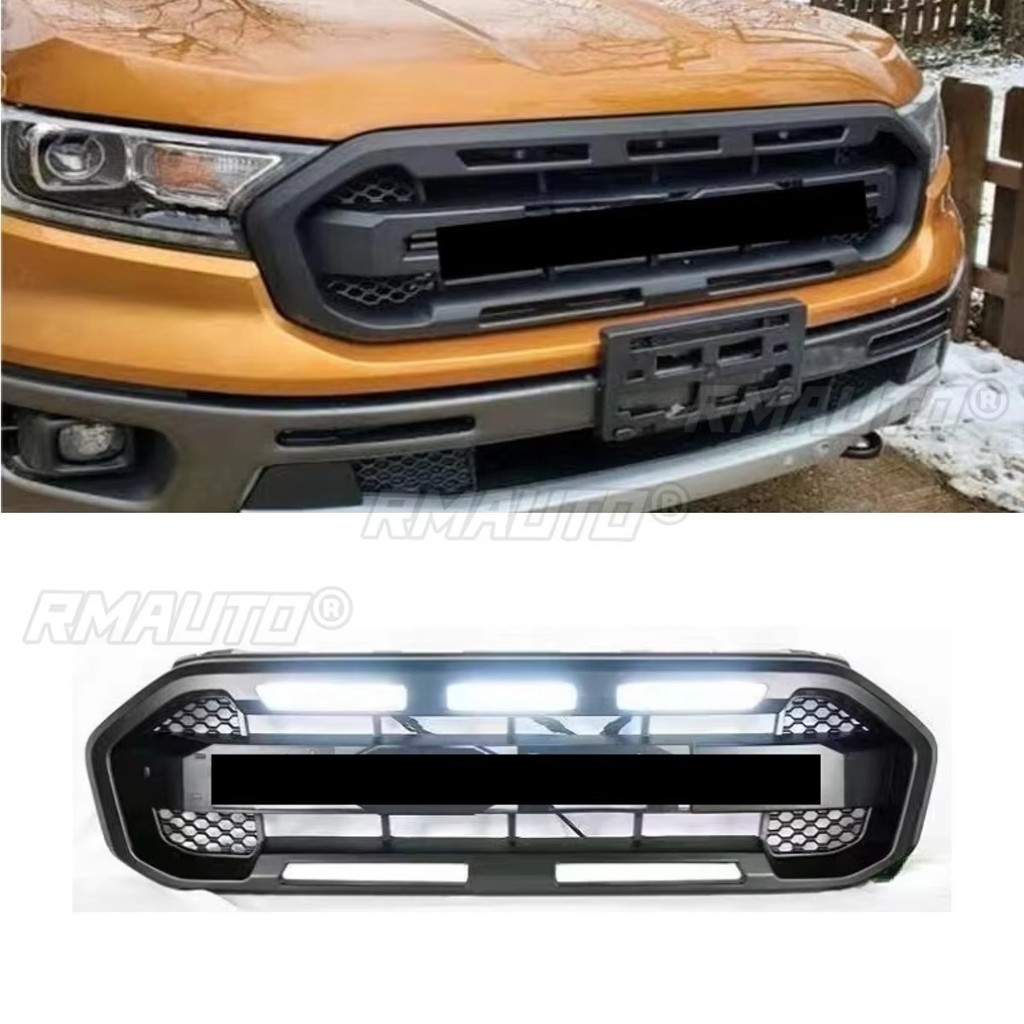 Car Bumper Grill LED Racing Grills Front Grille Body Kit LED Front ...