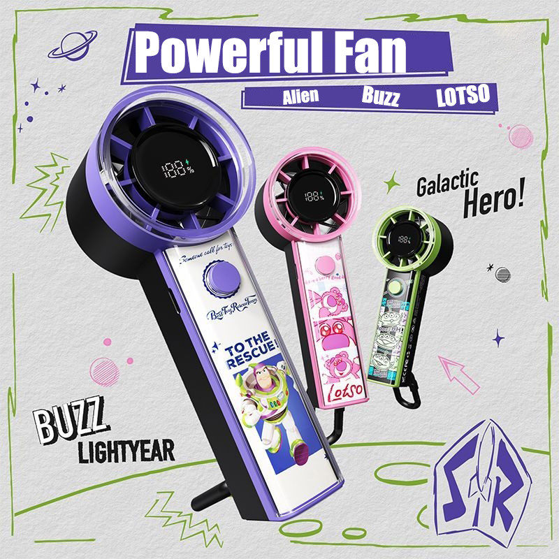 Buzz LOTSO Alien Multifuntional Handheld Fan Efficient Cooling Fan ...