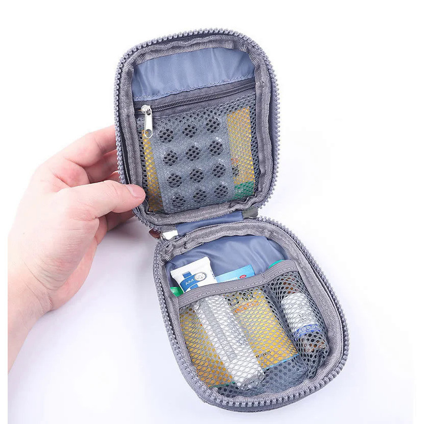 Mini Portable Medicine Storage Bag Camping Outdoor Travel First Aid Kit ...