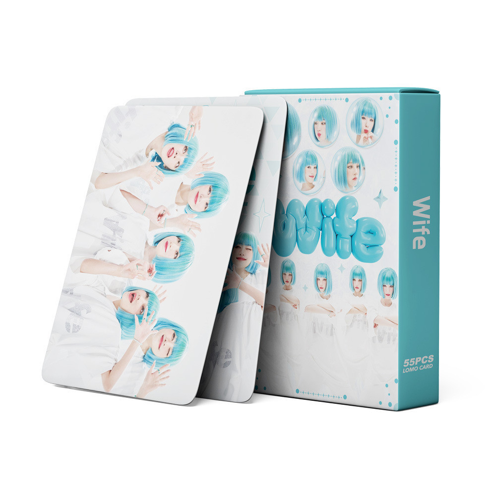 55pcs (G)I-DLE Lomo Cards 2nd Full Album [2] single Wife Super Lady ...