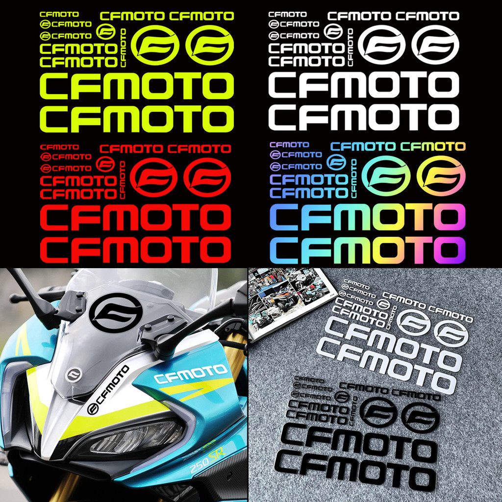 Reflective CFMOTO Sticker Motorcycle Helmet Body Fuel Tank Decal for ...