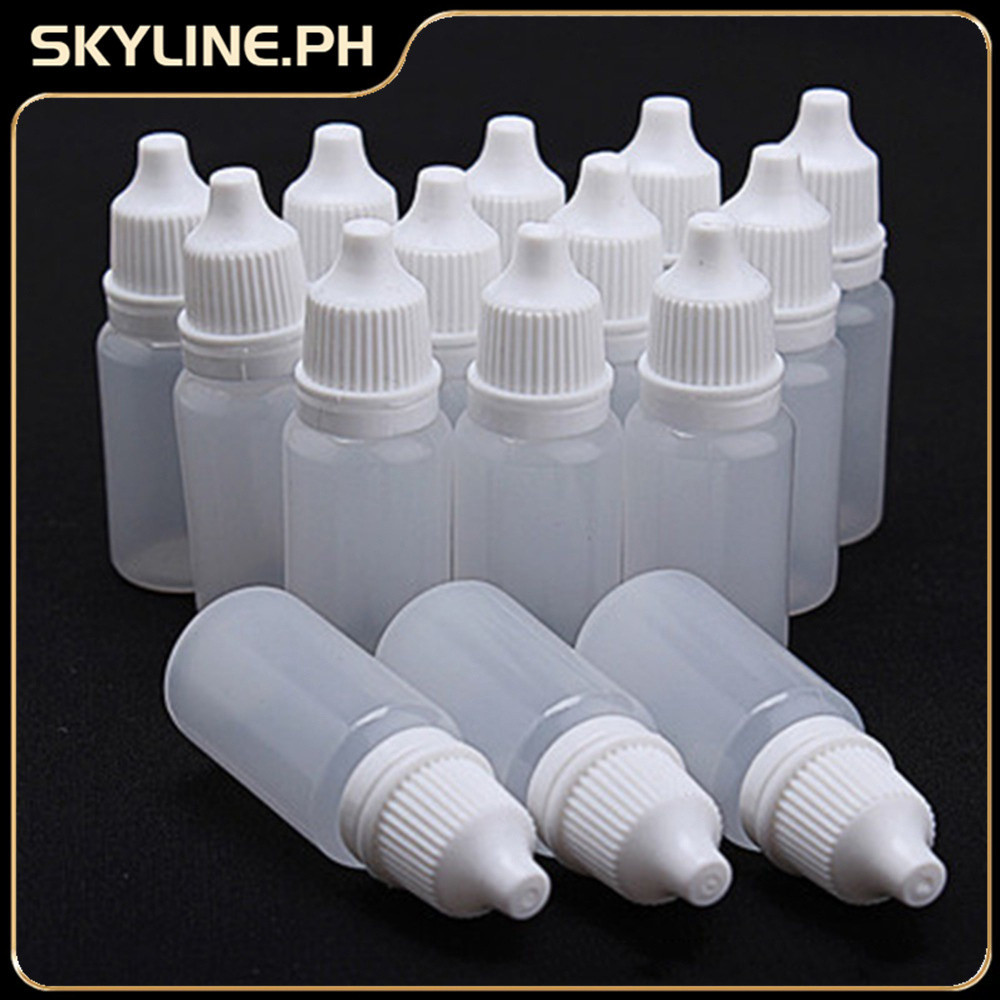 50Pcs 10ml Squeezable Eye Drop Bottles Empty Eye Liquid Bottle ...
