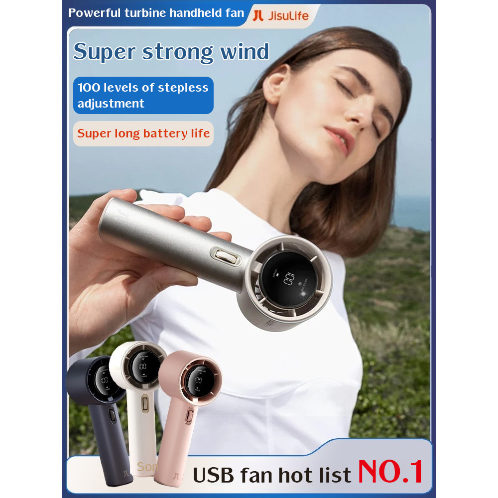 Jisu Turbo High Speed Handheld Fan | Shopee Philippines