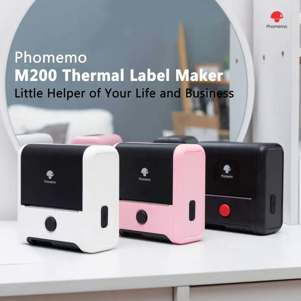 Phomemo Thermal Label Maker M200 Photo Big Sticker Printer Commercial ...