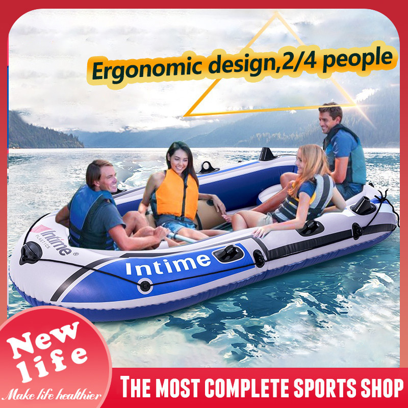 Inflatable Boat PVC Rubber Boat Thick Portable Kayak Fishing Boat ...
