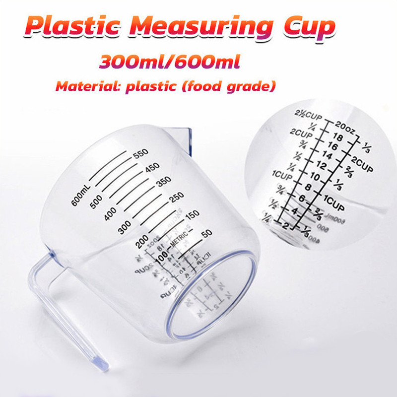 300/600ML Clear Measuring Cup Good Cook Clear with Measurements Device ...