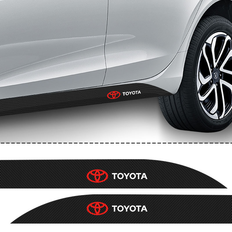 2 Piece Set Car Sticker Body Door Side Stripe Skirt Decal Sticker ...