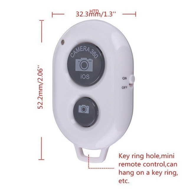 7colors with Free battery Bluetooth Remote Shutter For Smart Phone ...